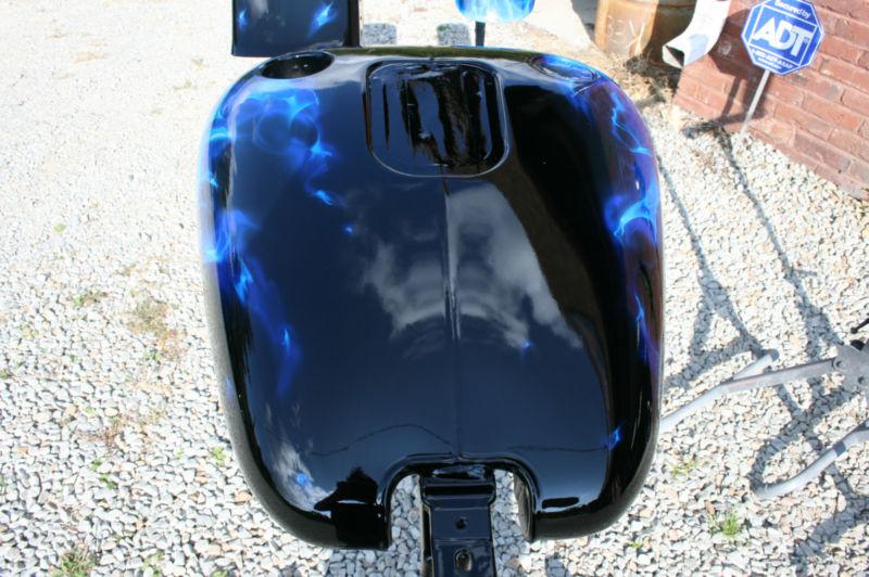 Find HARLEY DAVIDSON FATBOY GAS TANK AND FENDERS CUSTOM PAINTED FLAMES ...