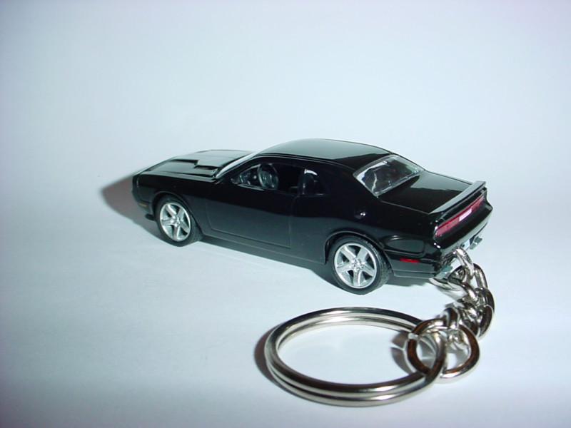 Find NEW BLACK 3D DODGE CHALLENGER SRT8 CUSTOM KEYCHAIN fob KEY mopar ...