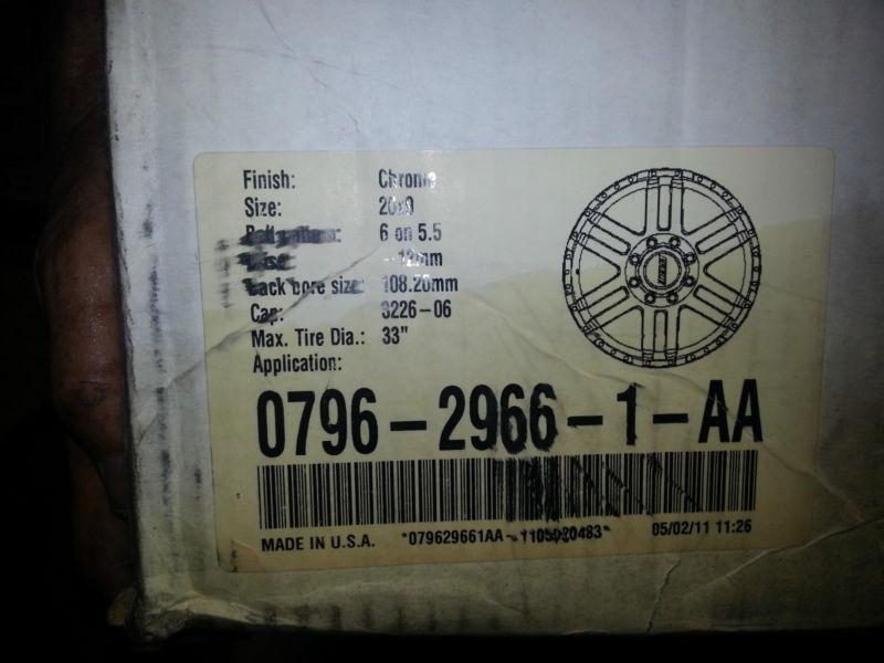 Find eagle 20 inch rims chrome very nice set of four!!!!!! For Lifted ...