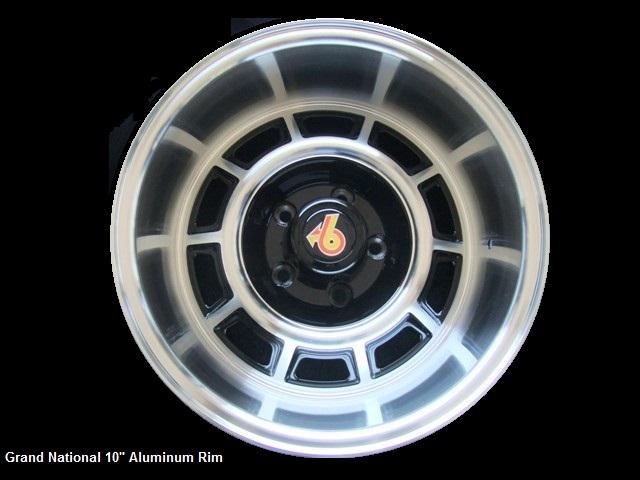 Find 87 Grand National aluminum reproduction wheels set of 2 15"x7" & 2 ...