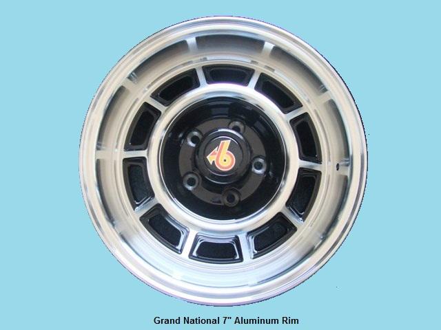 Find 87 Grand National aluminum reproduction wheels set of 2 15"x7" & 2 ...