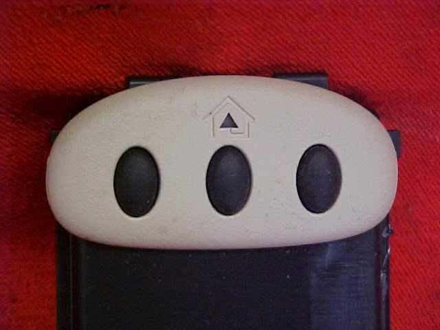 Sell GARAGE DOOR 3 BUTTON OPENER HOMELINK TRANSMITTER Ford Chevy Street ...