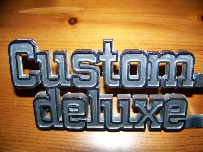 Sell Custom Deluxe 10 emblem GM casting number 14016633 (cast into ...