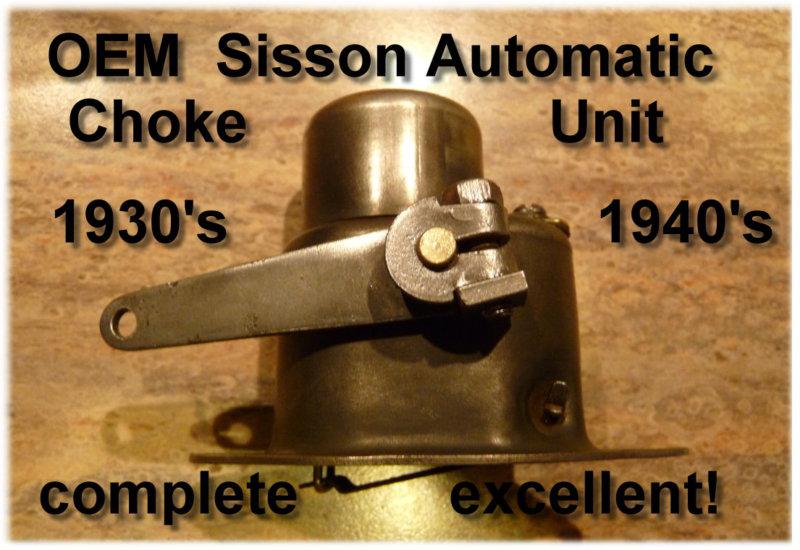 Sell 1930s 1940s Sisson Automatic Choke unit VERY FINE condition for ...