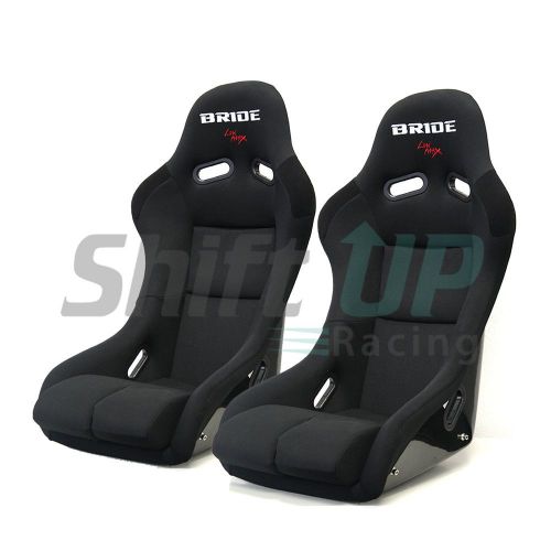 Sell BRIDE VIOS III 3 Low Max Black Pair Bucket Racing Seats JDM Recaro ...