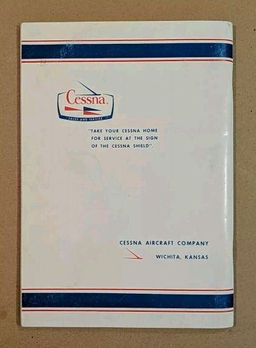 Sell Excellent 1968 Cessna 172 Skyhawk Owner's Manual 172I D584-13 Printed 2-68 in , for US $44.83
