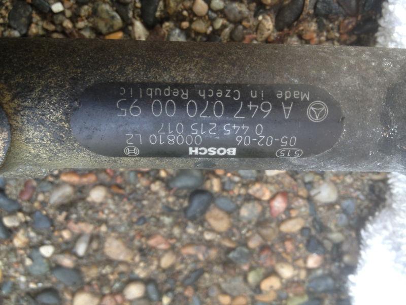 Sell OEM 04-06 DODGE FREIGHTLINER SPRINTER FUEL RAIL 2.7L DIESEL ...