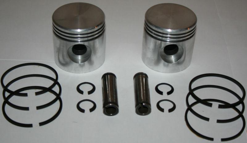 Sell Harley 45 Flathead NEW +.050 piston set 2 pistons, rings, pins ...