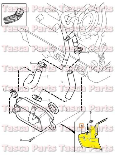 Purchase BRAND NEW OEM ENGINE OIL LINE 2001-2009 VOLVO S60 S80 V70 ...
