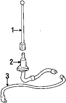 Sell CHEVROLET 15087886 GENUINE OEM FACTORY ORIGINAL ANTENNA in Cary ...