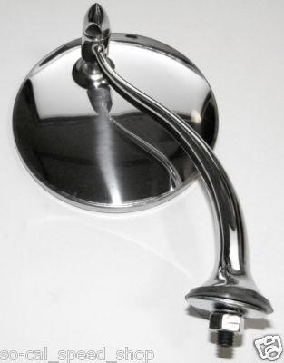 Sell SO CAL SWAN NECK SIDE MIRRORS PAIR HOT RAT STREET ROD CUSTOM ...