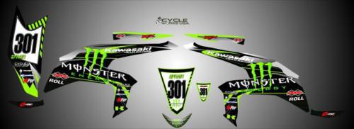 Sell KAWASAKI KFX 450R GRAPHIC KIT DECAL KIT SET in Orlando, Florida ...