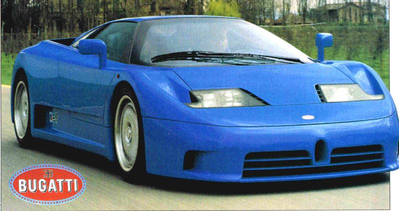 Purchase BUGATTI EB110 IMP Brochure, 1992/1993/1994/1995 EB-110 in Hull, Massachusetts, US, for ...