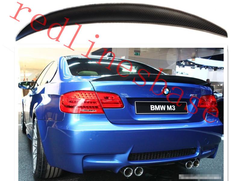 Purchase 07-11 BMW E92 3-SERIES 2DR MATTE BLACK CARBON FIBER REAR TRUNK ...