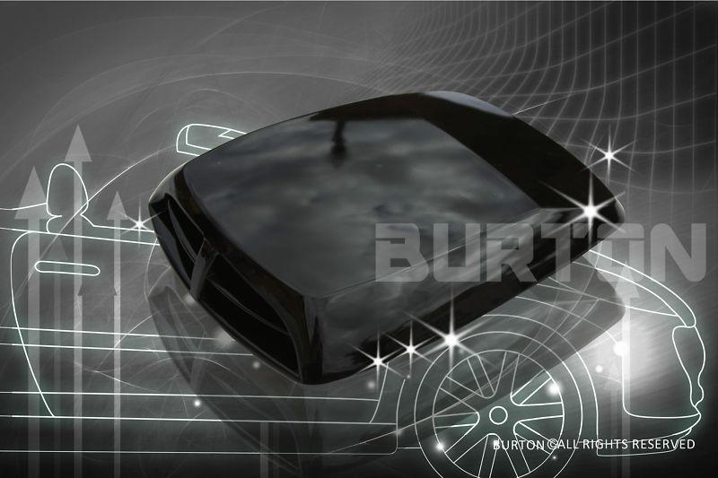 Purchase Racing Style Air Flow Vent Turbo Hood Scoop Black-G8-FORD GMC ...