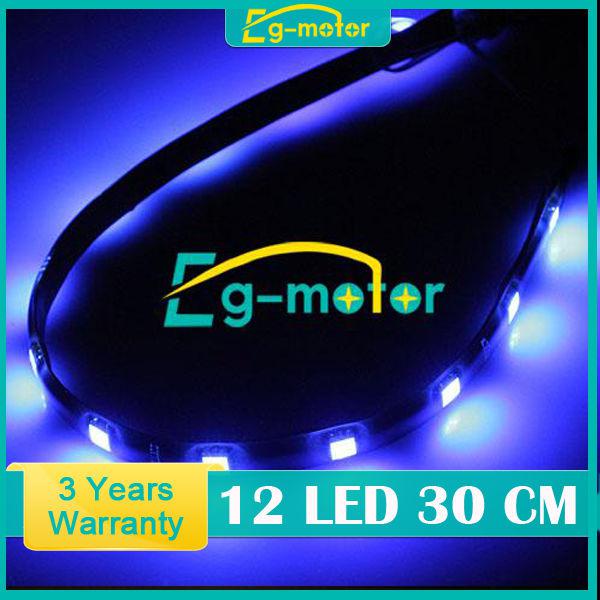 Buy Blue 12 SMD 30cm LED 5050 Flexible Waterproof Strip Light Car 12V Car Auto in Guangzhou, CN ...
