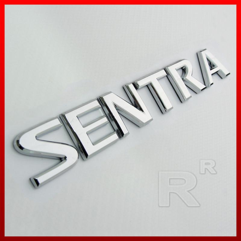 Buy Nissan Sentra Trunk Lid Badge 3D Decal Letters Set Chrome Emblem ...
