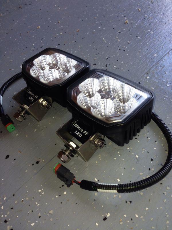 Buy Hella Micro FF LED driving lamps lights pair off-road Jeep Wrangler ...