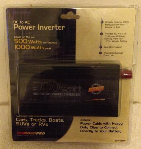 Buy NEW RoadPro RPPI-500W 500/1000 Watt DC to AC Power Inverter!! NEW ...
