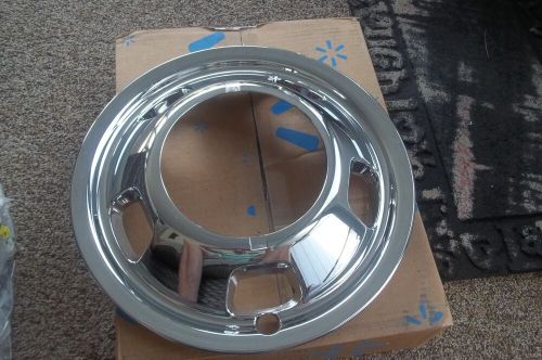 Buy 2005-2018 Dodge Ram 3500 Front Dually Chrome Wheel Trim Ring Cover ...
