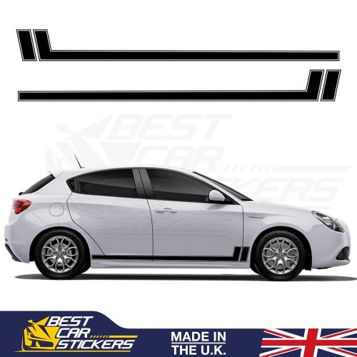 Buy Side Racing Stripes Car Stickers /Car Graphics Vinyl Made In UK ...
