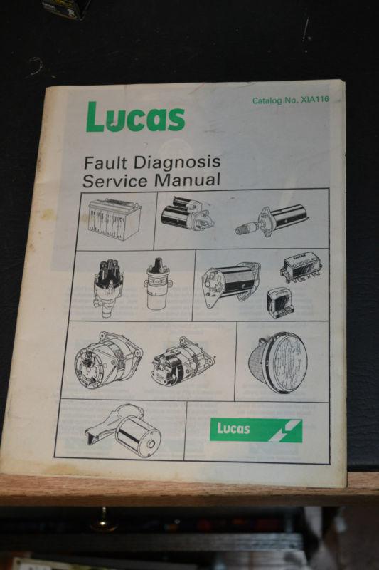Buy lucas fault diagnosis service manual in Stafford, Virginia, US, for ...