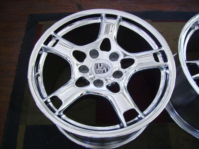 Buy PORSCHE BOXSTER PORSCHE 911 CARRERA 19X11 19X8 FACTORY OEM CHROME ...