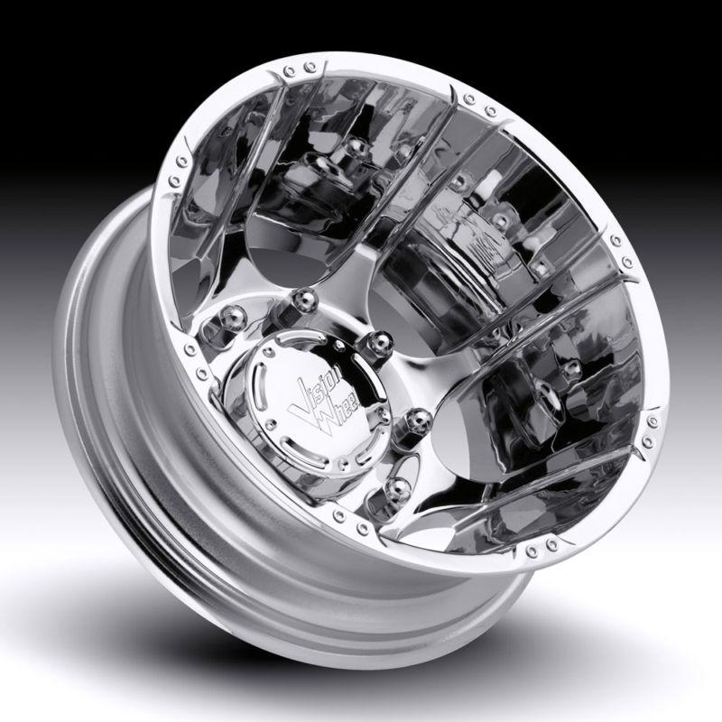 Buy 17" VISION DUALLY CHROME RIMS CRAZY EIGHTZ FORD F-250 F-350 1999 ...