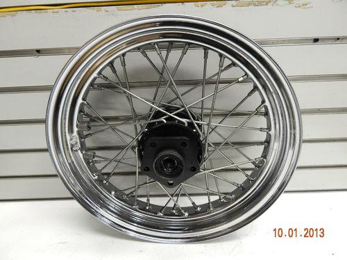 Buy rear spoke wheel harley softail sportster fxr dyna 84-99 3/4 axle ...