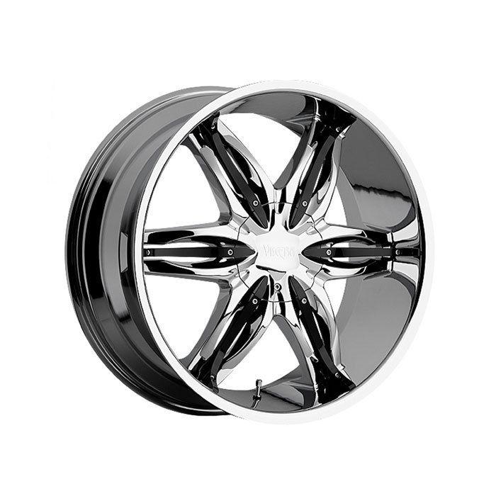 Buy Prestige Viscera 778 Chrome w/ Black Inserts 22" x 9.5" chrome rims ...