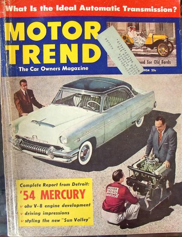Find MotorTrend JAN 1954 Plymouth Belvedere '54 Nash Rambler '54 ...
