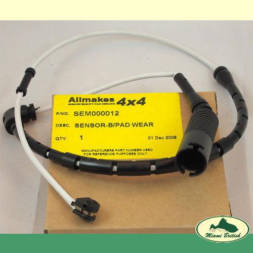 Find LAND ROVER FRONT BRAKE PAD WEAR SENSOR RANGE 03-12 SEM000012 ALL ...