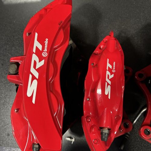 Find 21-23 Dodge Charger SRT Brembo OEM Brake Calipers Set of 4 (Red ...