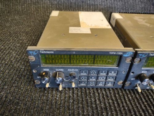 Find (2) Technisonic TDFM-136A Airborne Digital /Analog VHF FM ...