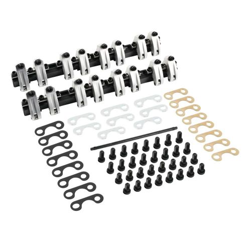 Find 1.5 Ratio Aluminum Shaft Mount Roller Rocker Arms Set For Chevy ...