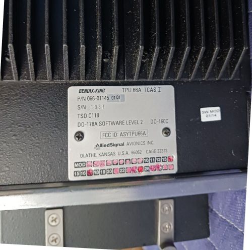 Find TCAS Contact Panel 071-01568-0201 TSO C-118 DO-160c CP 66B Bendix ...