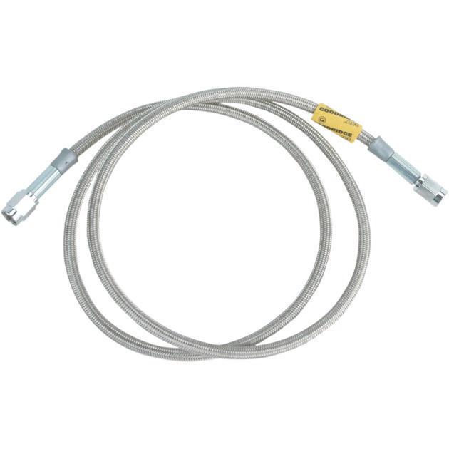 Find Goodridge DOT Universal Brake Line 52" Clear Coat w/Chrome Ends in ...