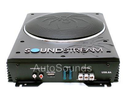 Find Soundstream USB-8A 400 Watt Powered Enclosure Loaded 8" Under Seat ...
