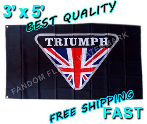 Sell TRIUMPH MOTORCYCLE FLAG - New 3' x 5' BANNER - Scrambler Rocket ...