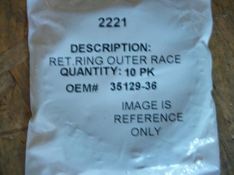 Sell CUSTOM CHROME RETAINING RING DRIVE GEAR FACE REPLACES OEM# 35129 ...