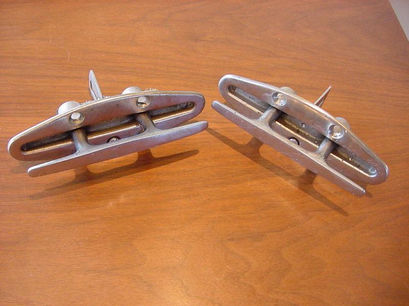 Sell 2 Stainless Steel POP UP WATERCRAFT AND BOAT CLEATS SPRING LOADED ...