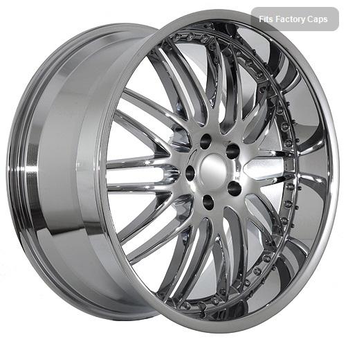 Sell 22" Chrome deep dish mesh rims fit BMW 6 7 series 645 650 m6 745 ...