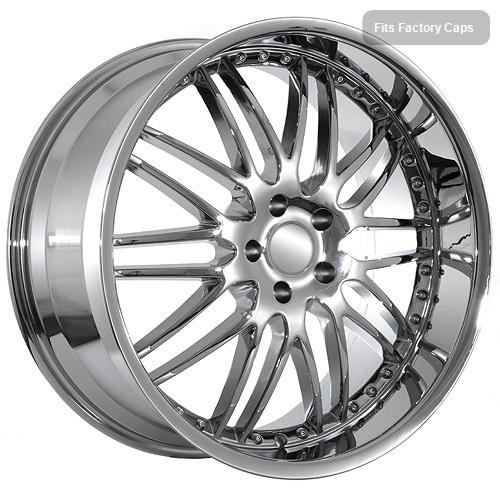 Sell 22" Chrome deep dish mesh rims fit BMW 6 7 series 645 650 m6 745 ...