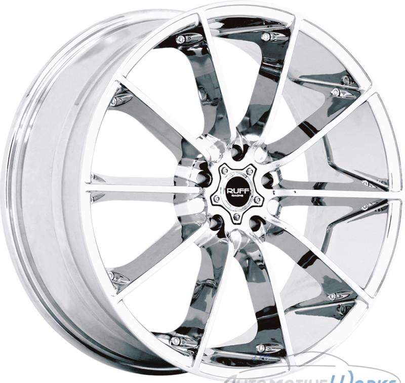 Sell 1 - 20x10 Ruff R943 5x114.3 5x4.5 +25mm Chrome Rim Wheel Inch 20 ...
