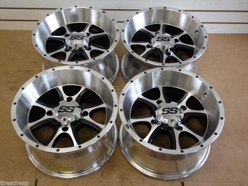 Sell 14" KAWASAKI MULE ITP SS108 14x8 5+3 ALUMINUM ATV WHEELS NEW SET 4 ...