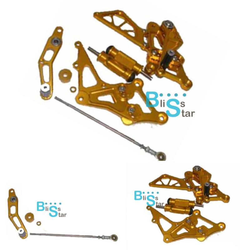 Sell Golden CNC Adjustable Rear Sets Rearsets Fit Honda CBR250RR 2010 ...