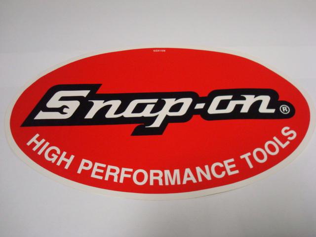 Sell HI-PERFORMANCE - snap-on DECAL - LARGE 24 BY 13 inch oval in ...
