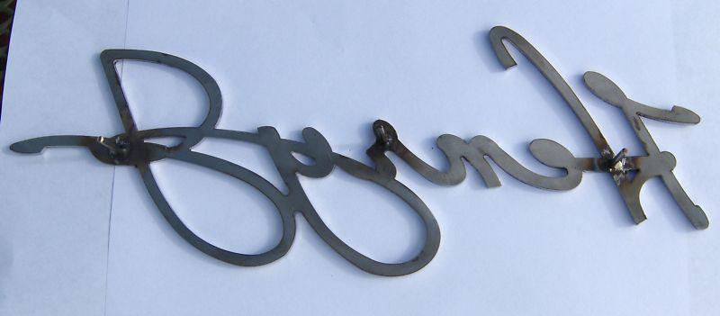 Sell HENRY J SCRIPT - NEW REPRODUCTION STAINLESS STEEL in Mocksville ...