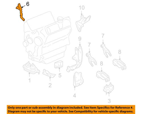 Purchase GM OEM Engine Transmission Mounting-Rear Brace 12597375 in Las ...