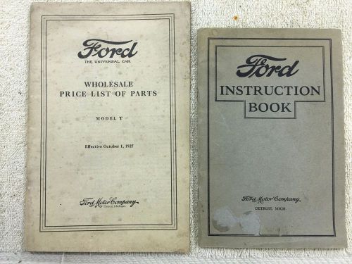 Purchase Rare 1927 Model T Ford Wholesale Parts list & 1927 Model T ...